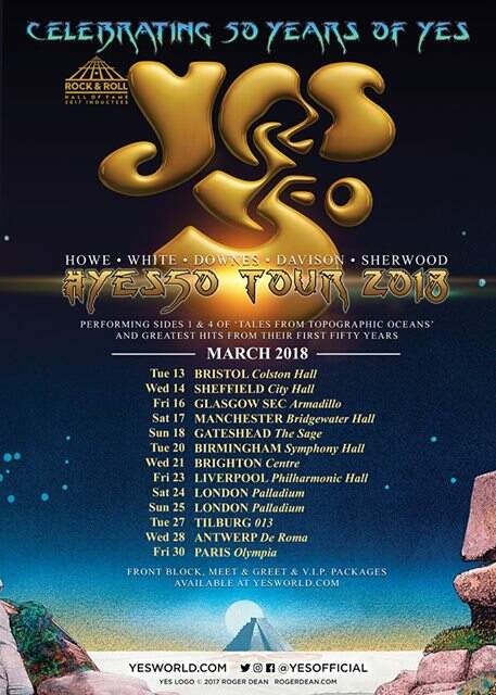 Yes anuncia turnê em comemoração aos 50 anos da banda