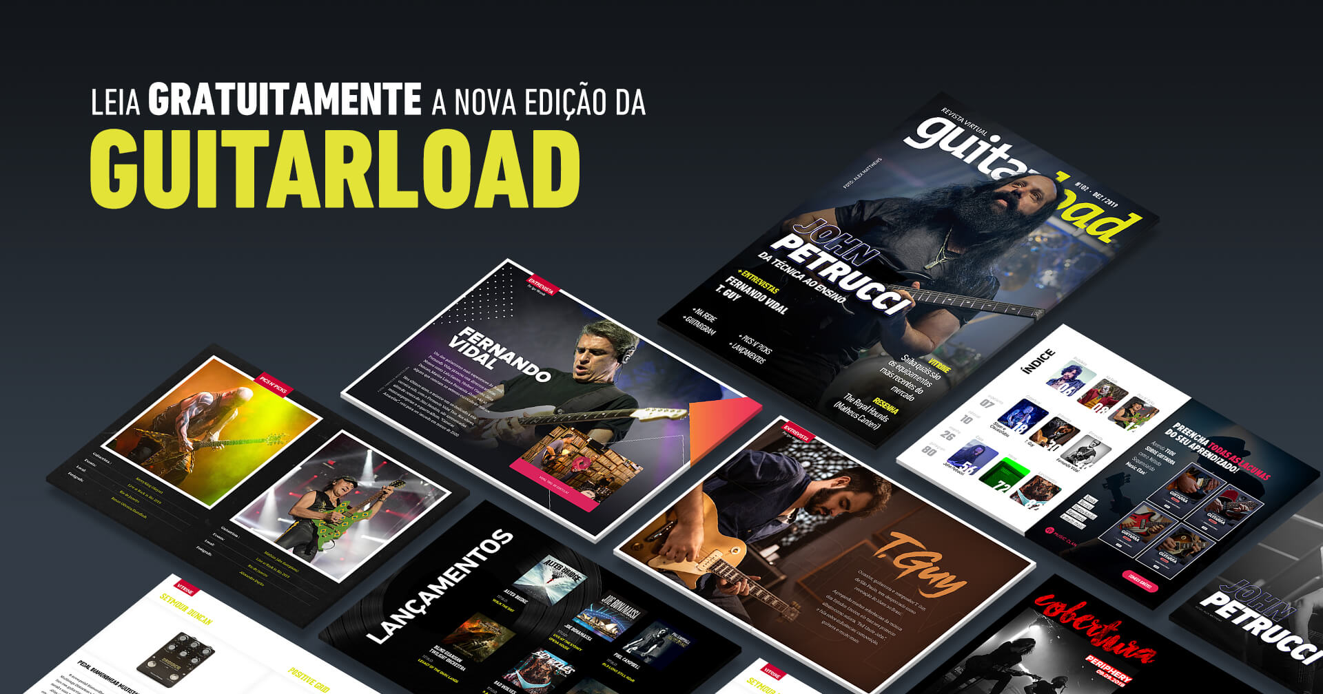 Leia gratuitamente a nova edição da Guitarload