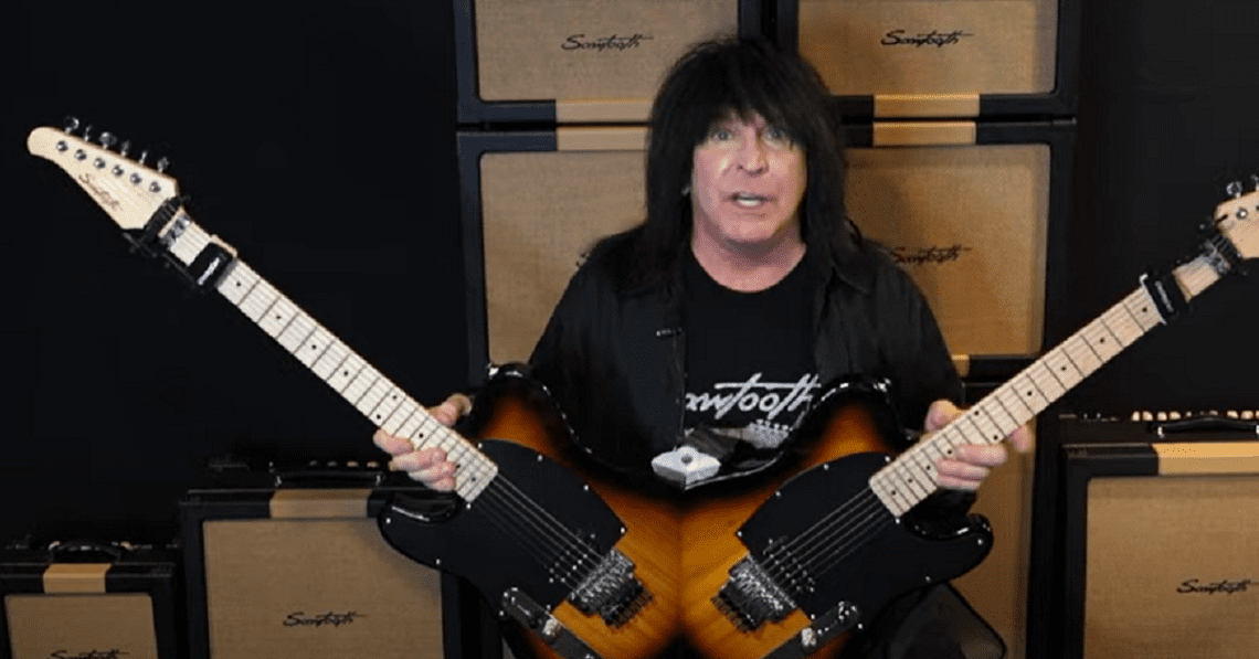 Michael Angelo Batio: Sawtooth Guitars anuncia guitarra de dois braços