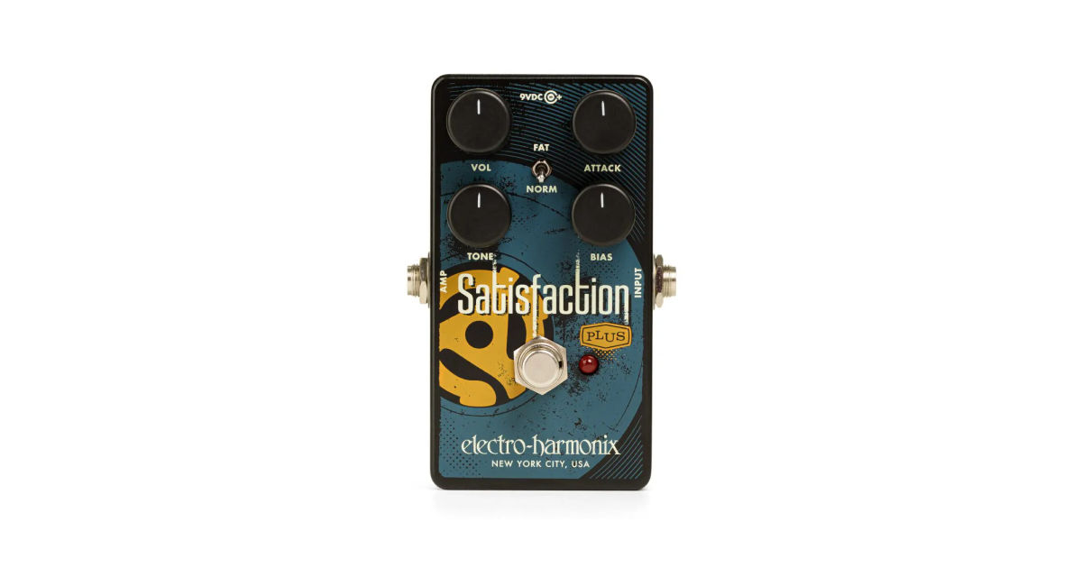 EHX lança o pedal Satisfaction Plus Fuzz, baseado nos timbres do ...