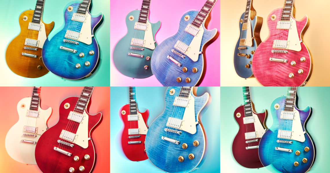 Gibson lança novas (e chamativas) cores para o modelo Les Paul Standard