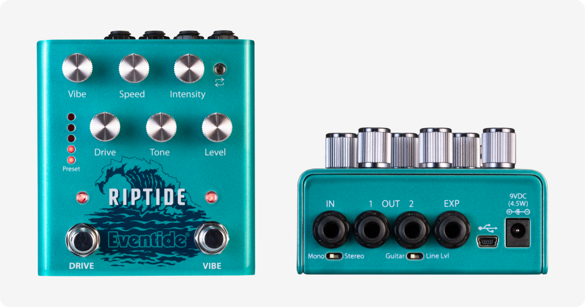 Eventide apresenta o Riptide, que reúne sons de Uni-Vibe e overdrive em ...