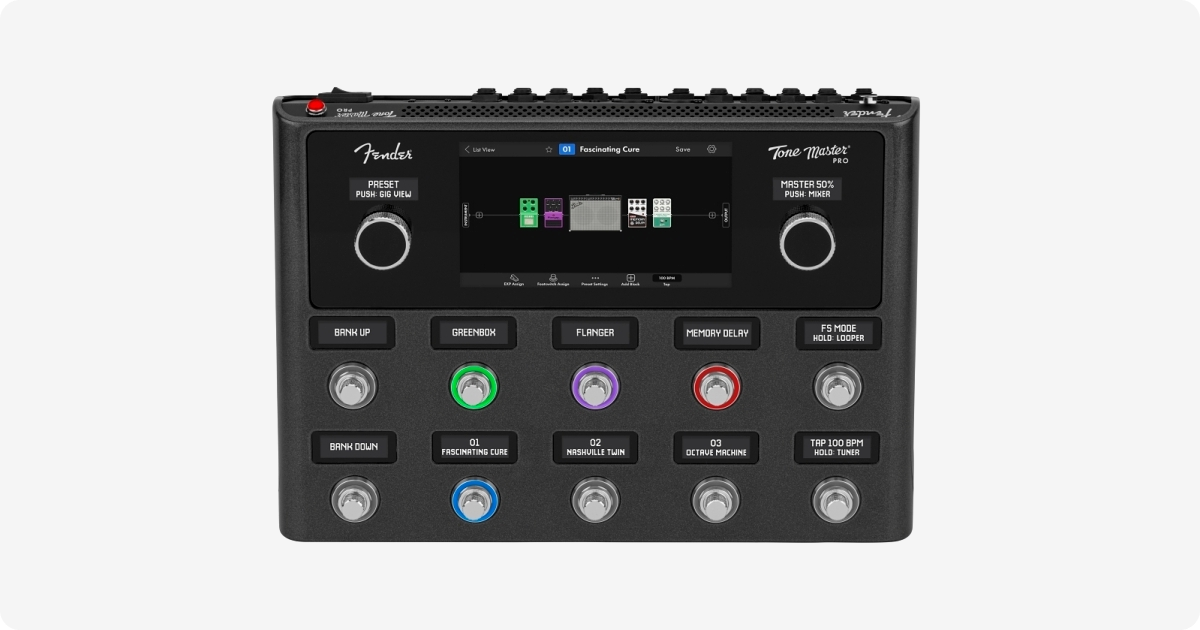 Fender confirma lançamento da pedaleira Tone Master Pro; Neural DSP ...
