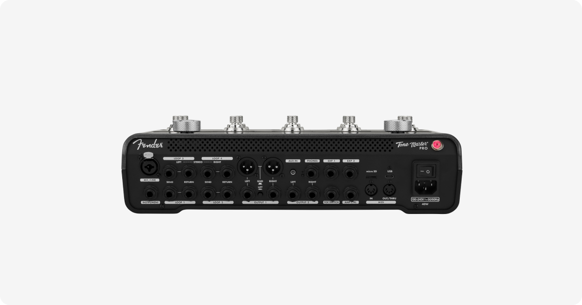 Fender confirma lançamento da pedaleira Tone Master Pro; Neural DSP ...