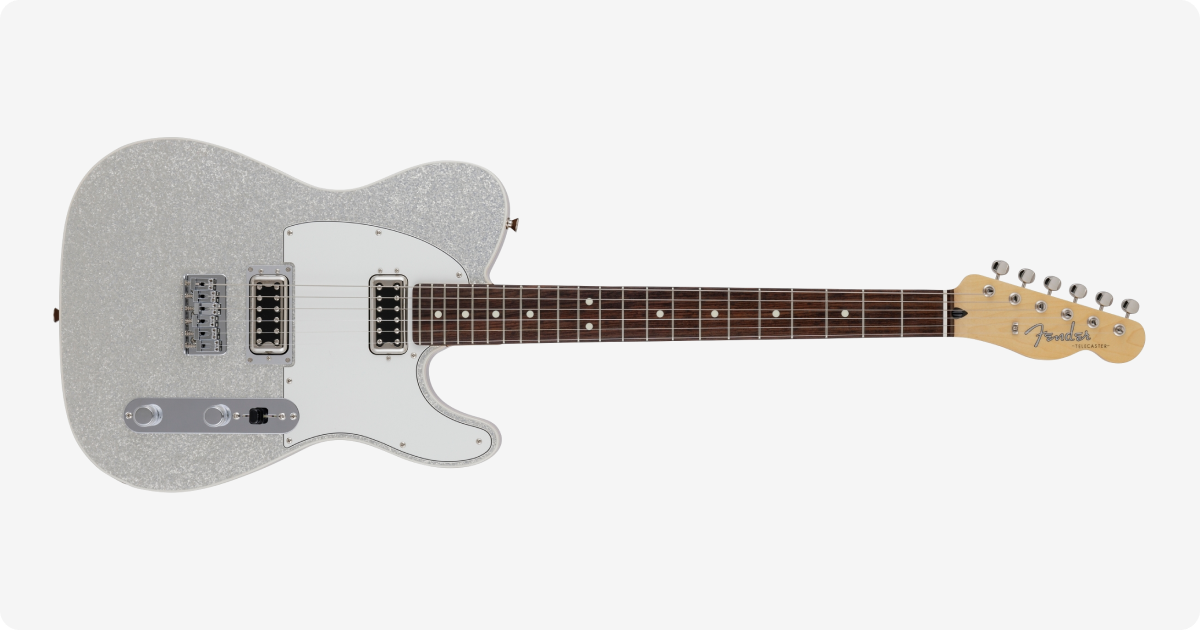 Fender lança Telecasters com pintura sparkle e captadores Gretsch