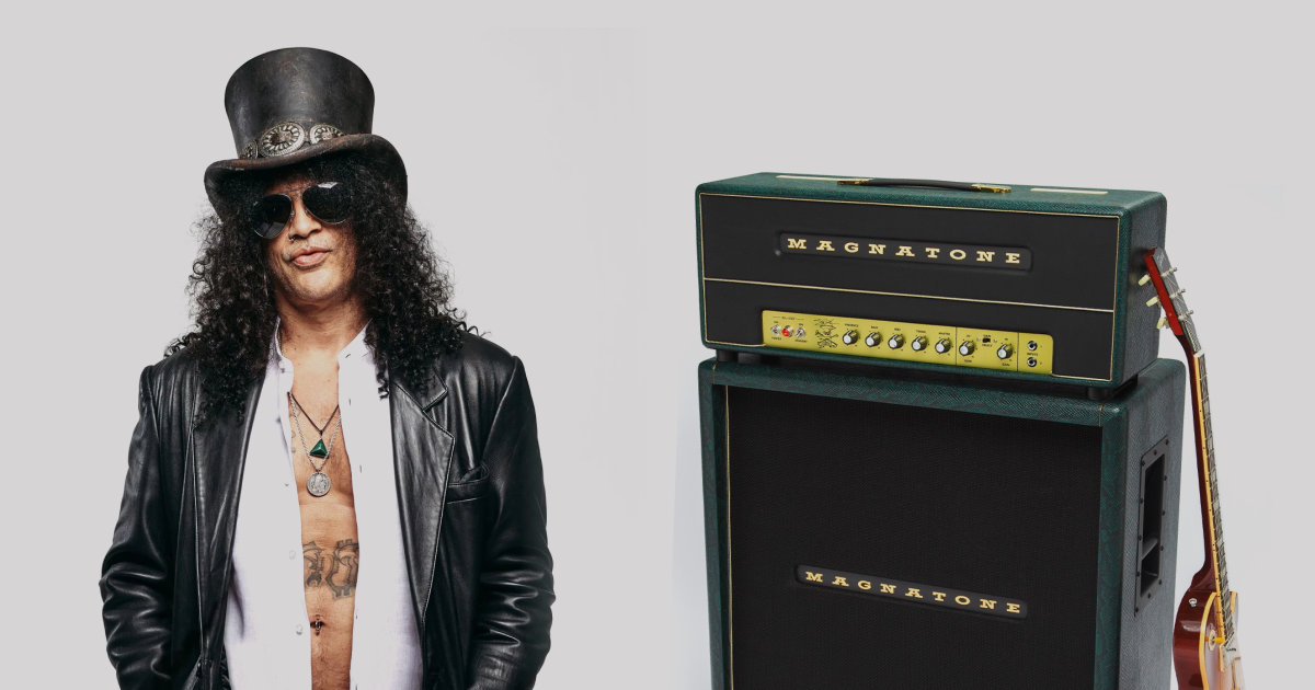 Magnatone lança amplificador assinado por Slash: ‘O mais poderoso até hoje’