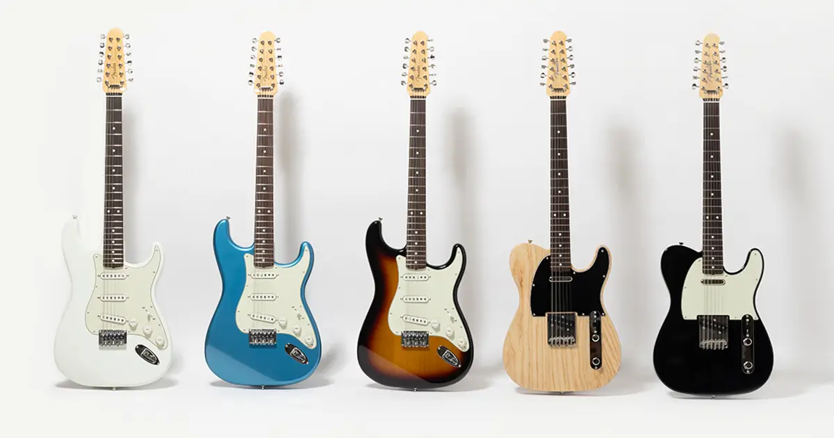 Fender Japan ressuscita raras Stratocasters e Telecasters de 12 cordas ...