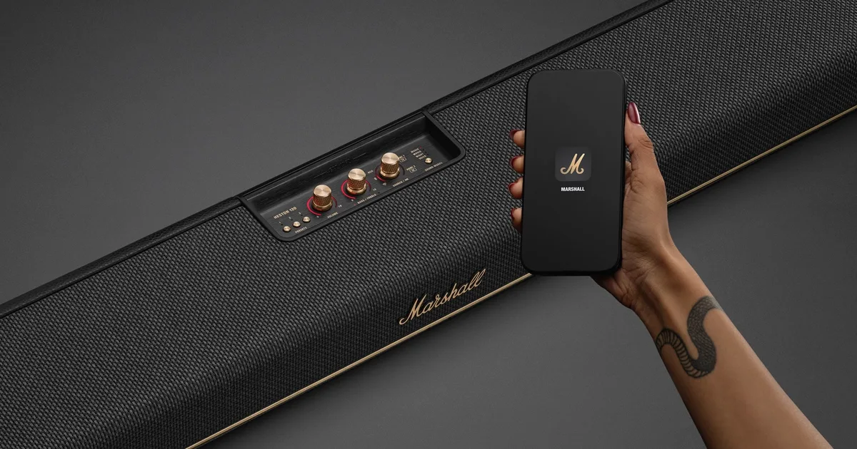 Do palco para a TV: Marshall lança sua primeira soundbar