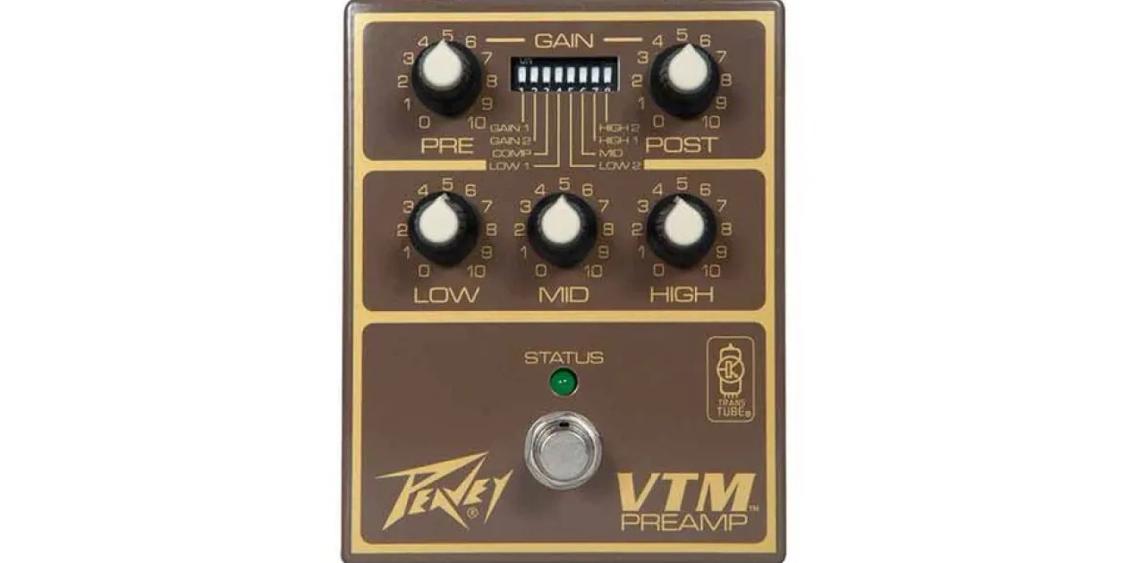 Peavey lança pedal VTM Preamp e revive o timbre dos amps VTM dos anos 80